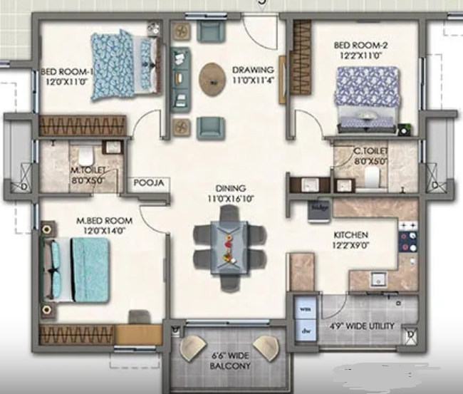 Aparna CyberOn - 2.5 & 3 BHK Apartments in Osman Nagar, Hyderabad