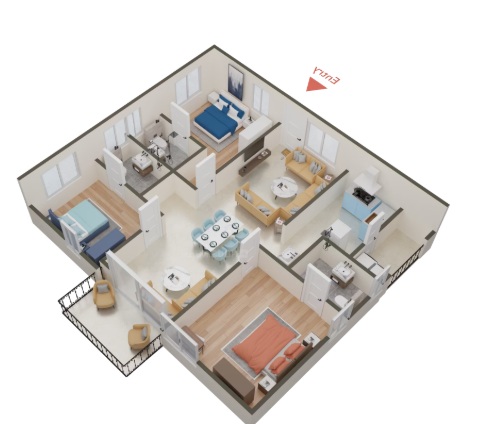 Honer Signatis - 3,3.5 & 4 BHK Apartments in Kukatpally, Hyderabad
