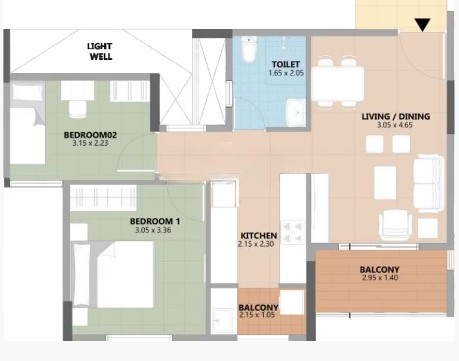 Esteem South Park - 2 & 2.5 BHK Apartments in Gottigere, Bengaluru