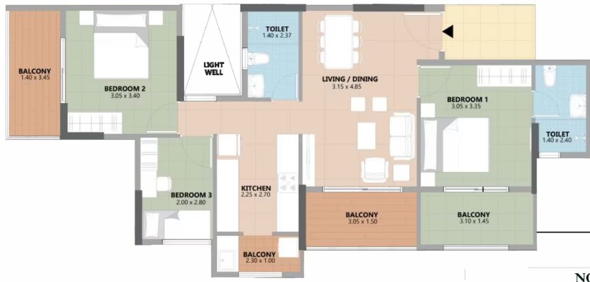 Esteem South Park - 2 & 2.5 BHK Apartments in Gottigere, Bengaluru