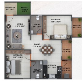 Raaga - 2 & 3 BHK Apartments in Somapura, Bengaluru