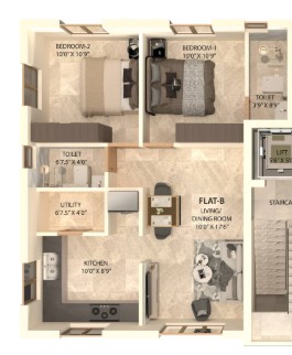 Emerald Enclave - 2 BHK Apartments in Virugambakkam, Chennai